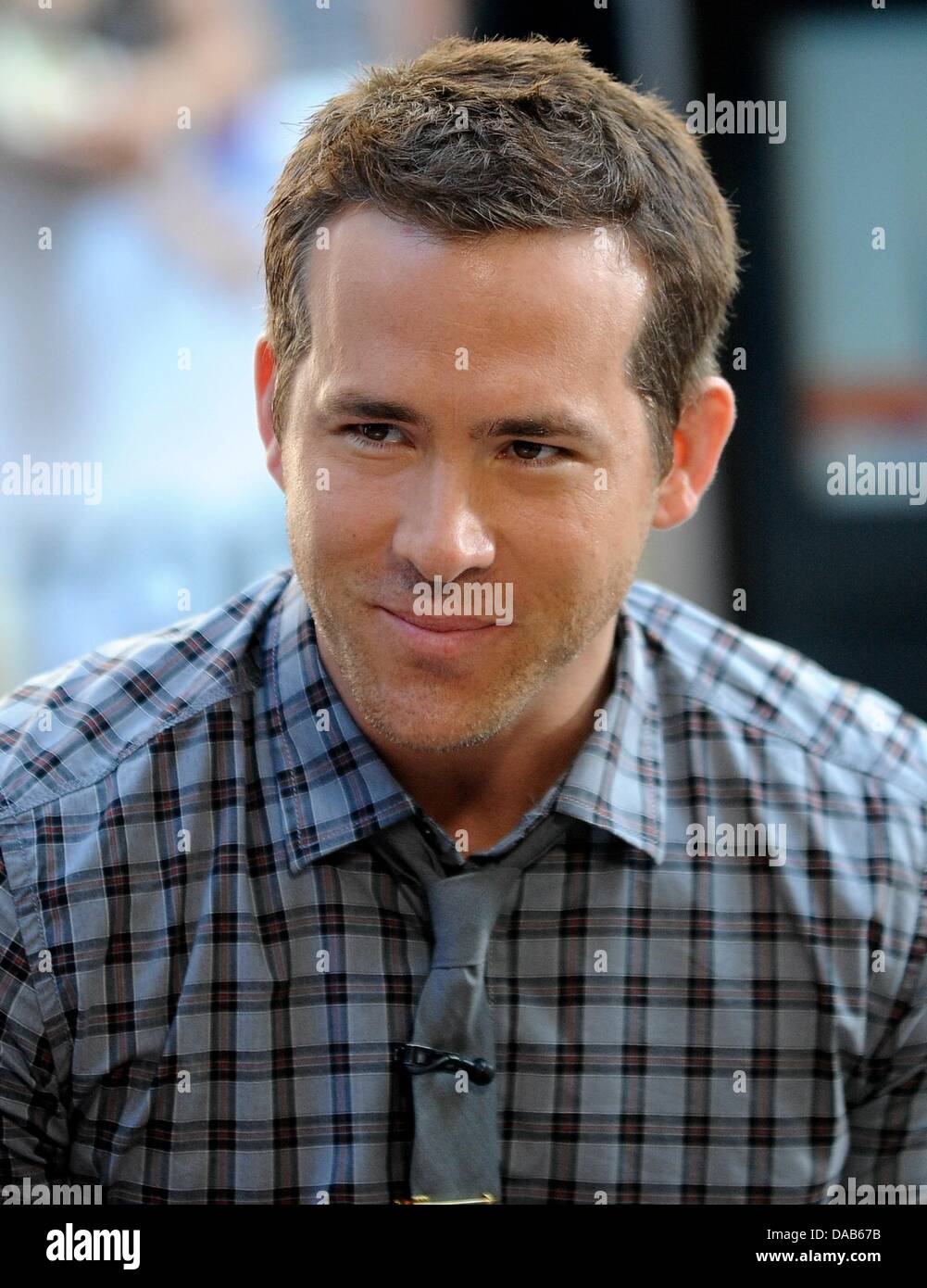 New York, NY. 9th July, 2013. Ryan Reynolds at talk show appearance for ...