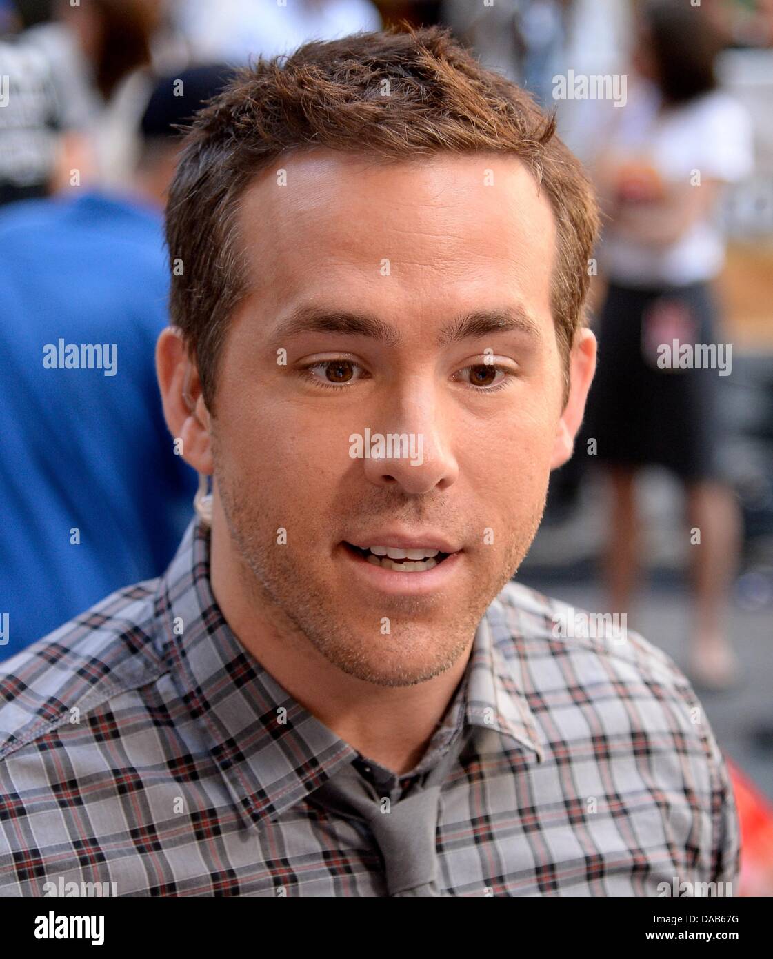 New York, NY. 9th July, 2013. Ryan Reynolds at talk show appearance for ...