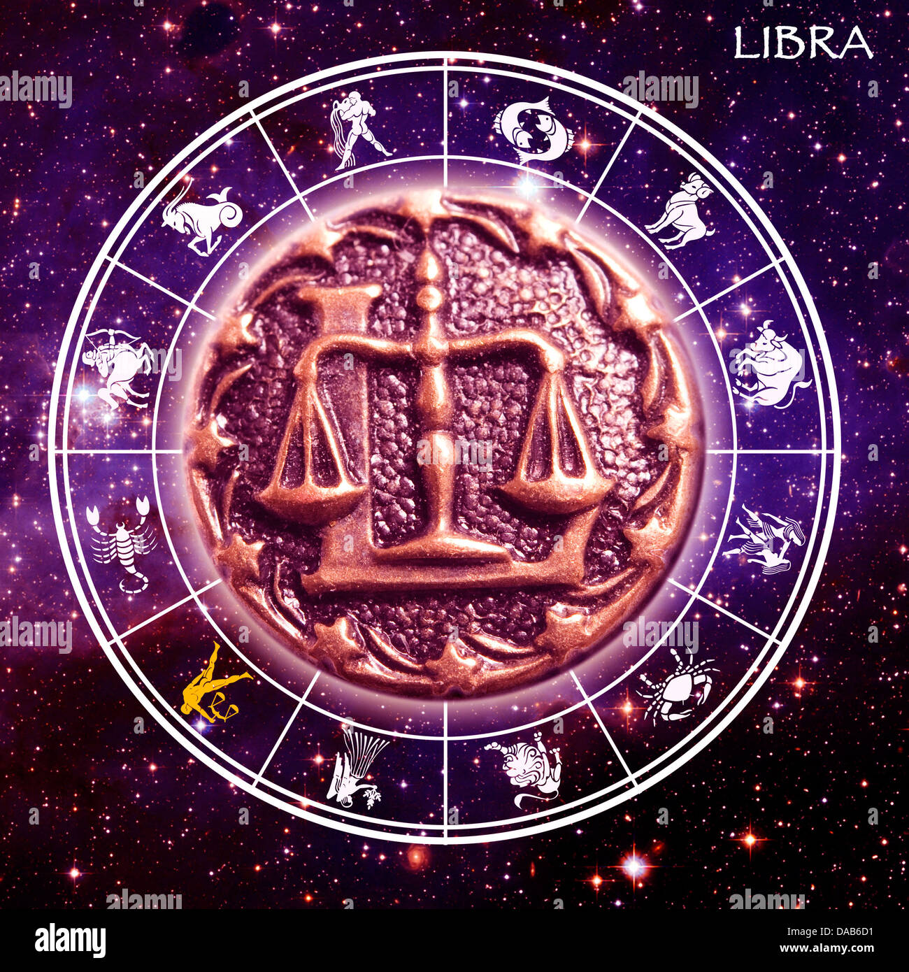 Astrological sign of libra hi-res stock photography and images - Alamy