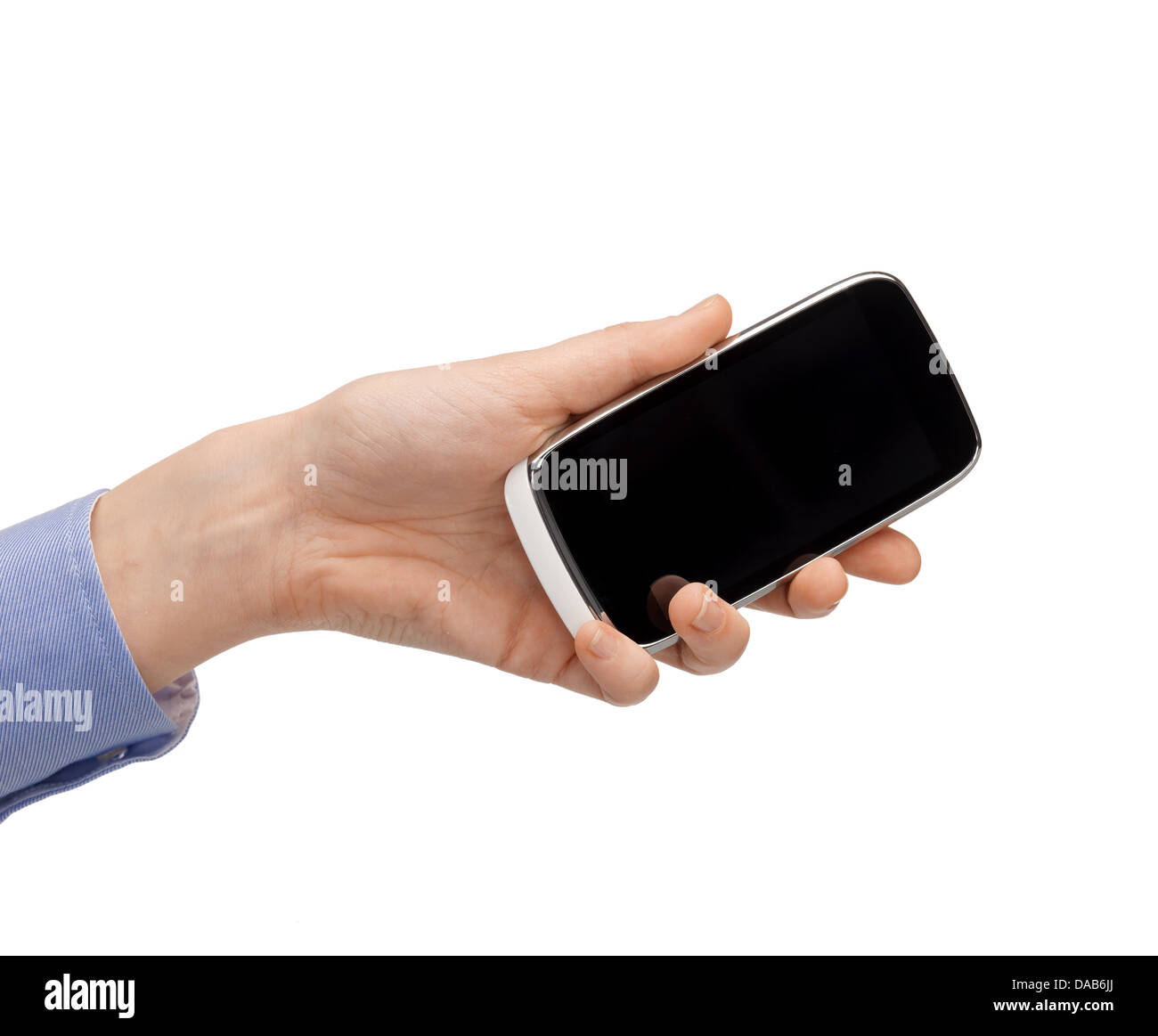 woman hand with smartphone Stock Photo - Alamy
