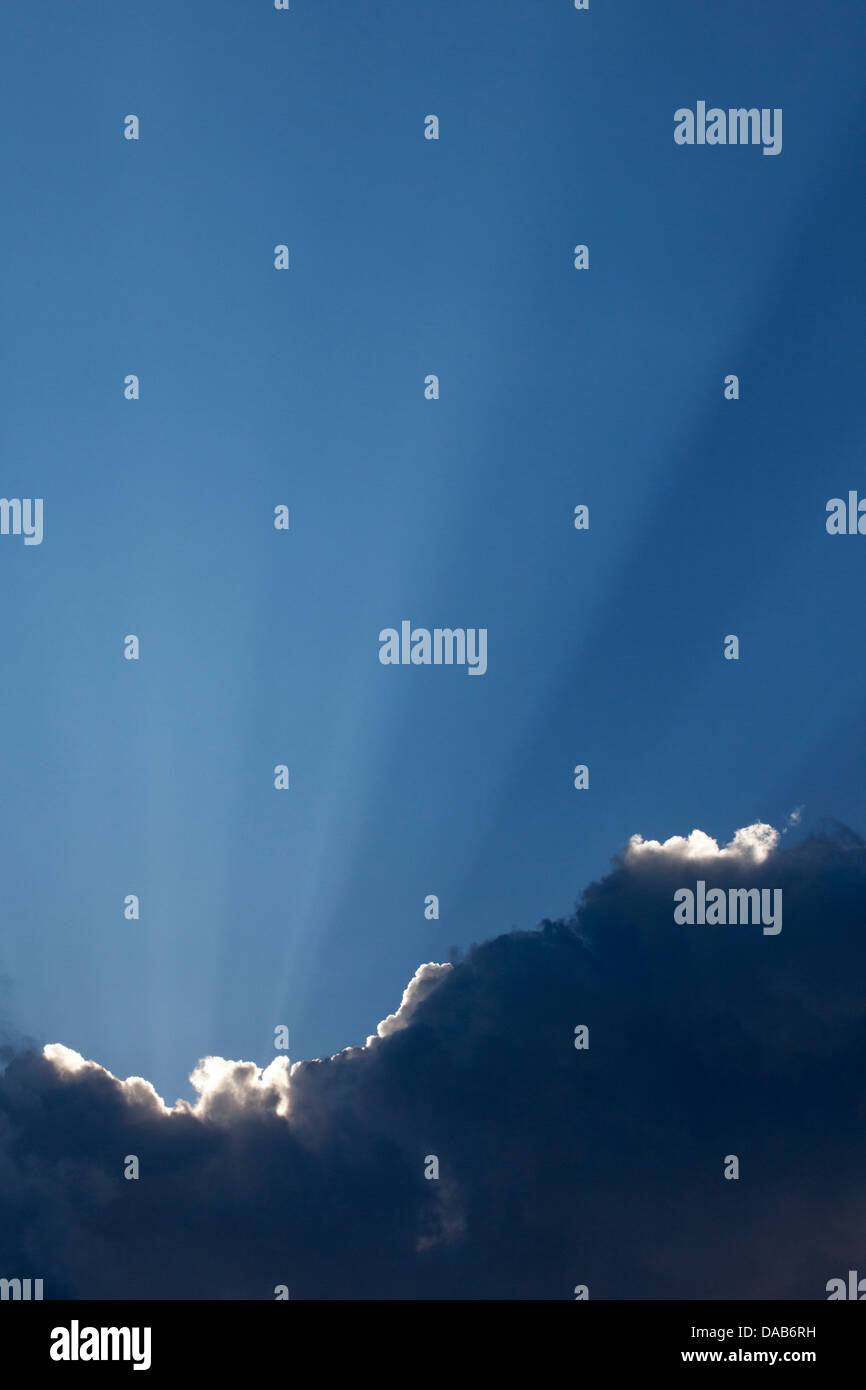 Earth from space beams of light hi-res stock photography and images - Alamy