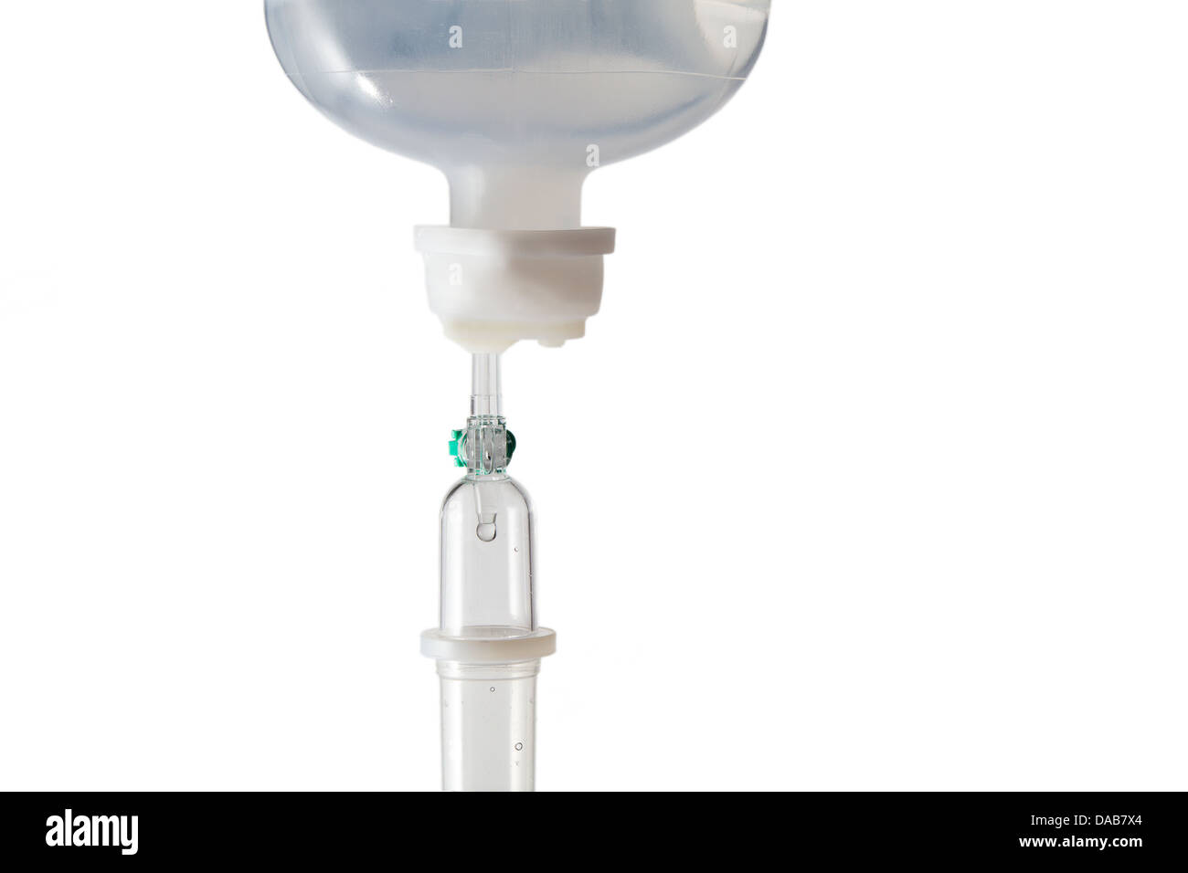 Detail of a infusion on white background Stock Photo - Alamy