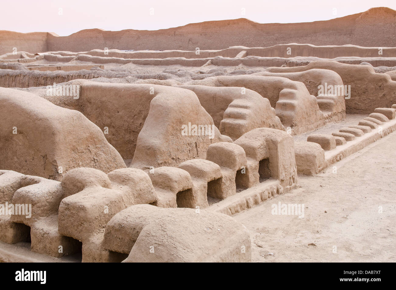 Ancient ruins of Chan Chan Pre-Columbian archaeological unesco world ...