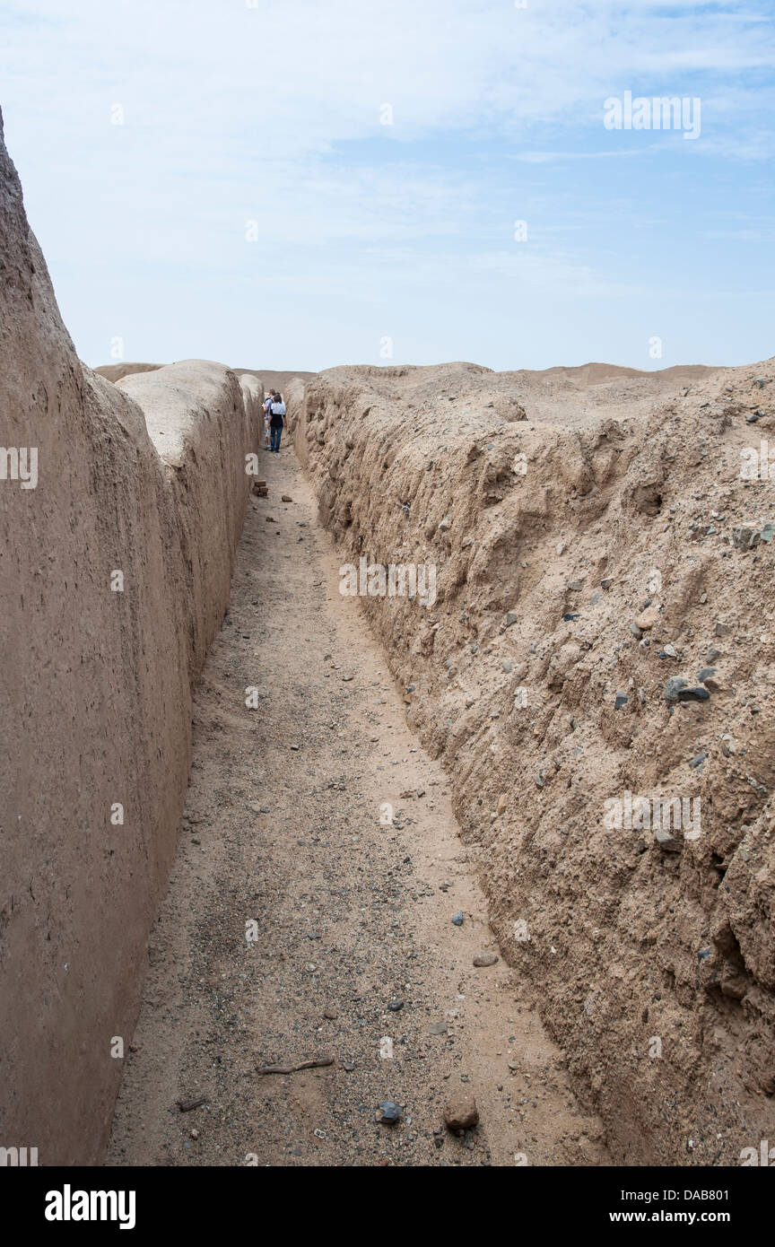 Ancient ruins of Chan Chan Pre-Columbian archaeological unesco world ...