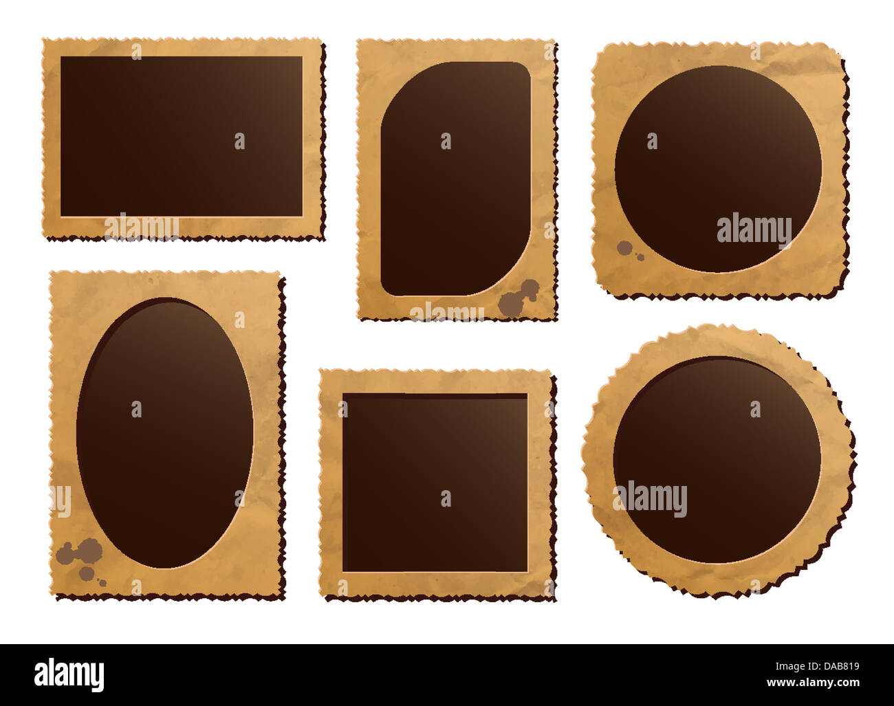 Old photograph edges hi-res stock photography and images - Alamy