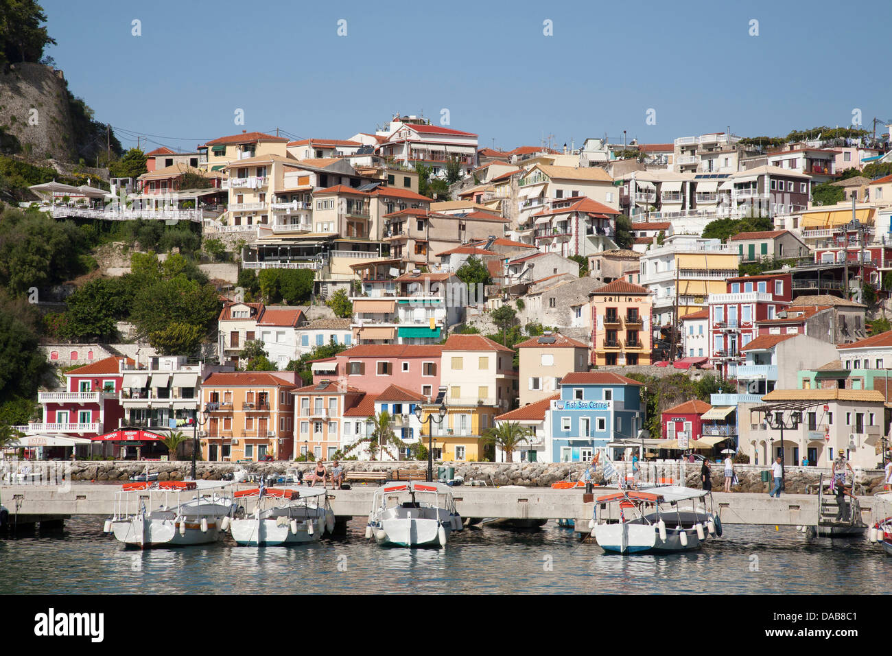 parga village, epirus, greece, europe Stock Photo - Alamy