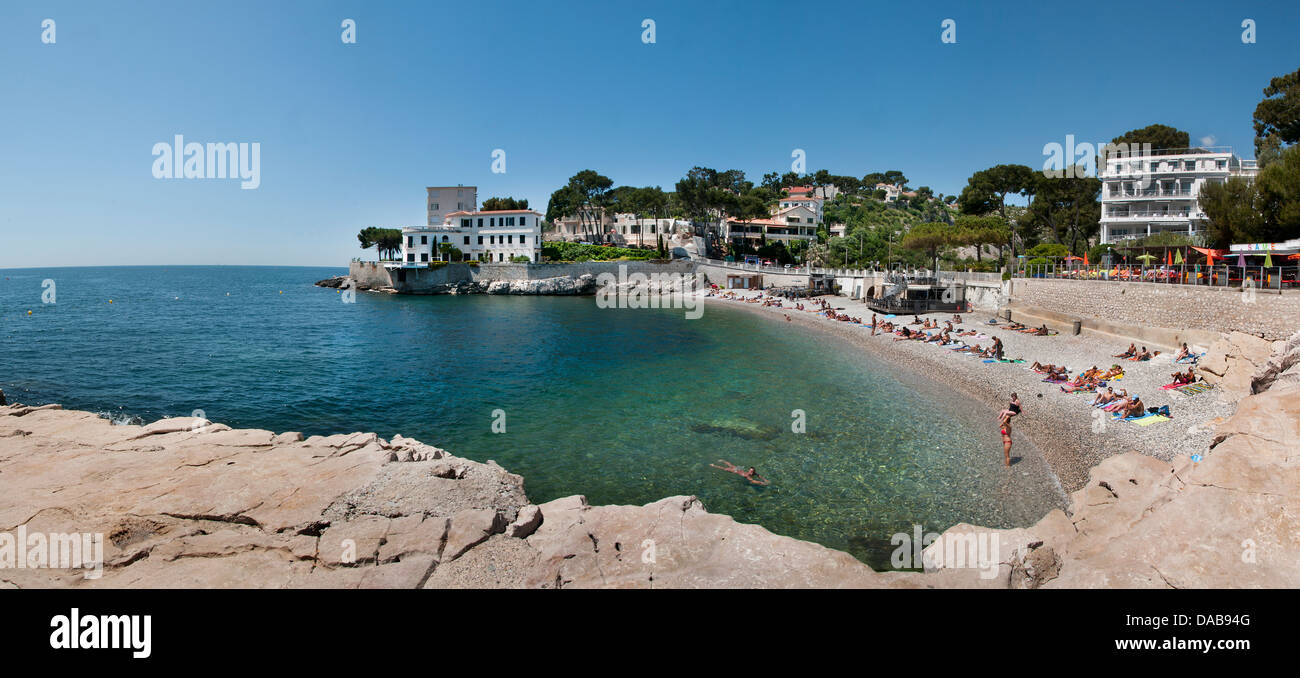 Cassis Beach Sea French Riviera Cote D'Azur France Stock Photo - Alamy