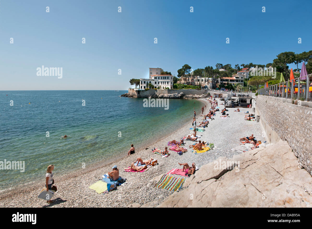 Cassis Beach Sea French Riviera Cote D'Azur France Stock Photo - Alamy