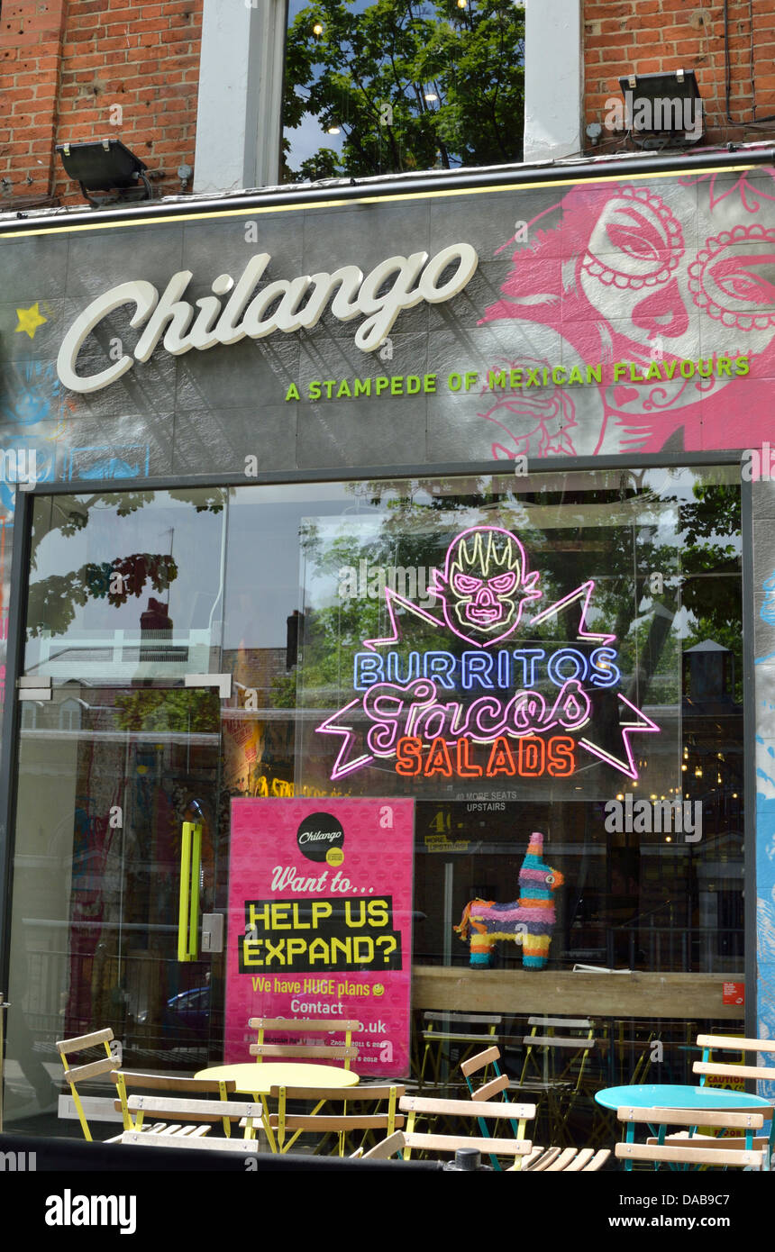 Chilango Mexican restaurant in Upper Street, Islington, London, UK ...