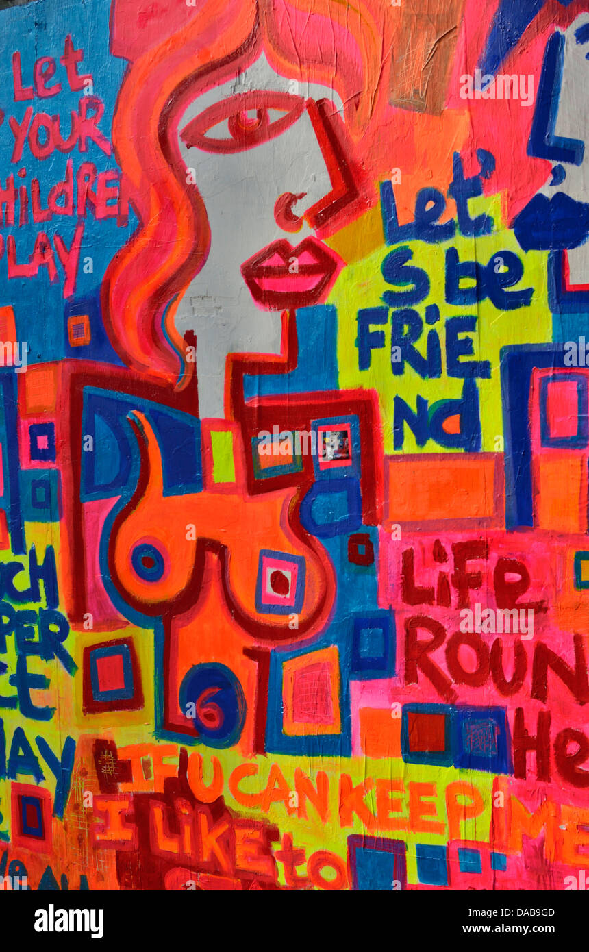 Alternative mural painting in Shoreditch, London, UK Stock Photo - Alamy