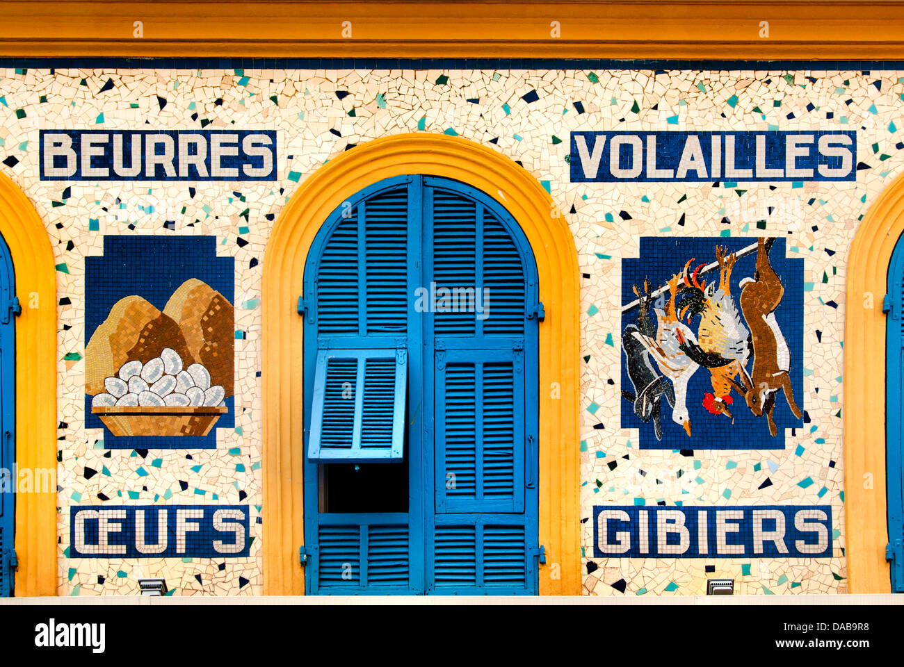 Poulterer Sign Old Nice French Riviera Cote D'Azur France Wall Tiles ...