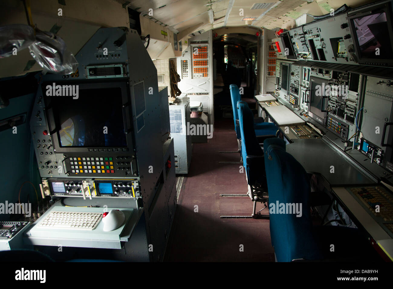 BAe Nimrod R1 XW664 interior Stock Photo - Alamy