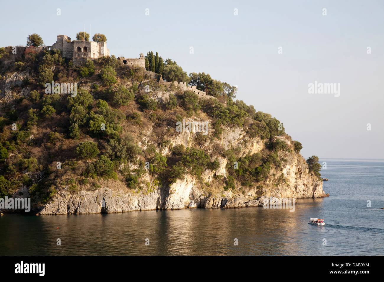 castle, parga, epirus, greece, europe Stock Photo - Alamy