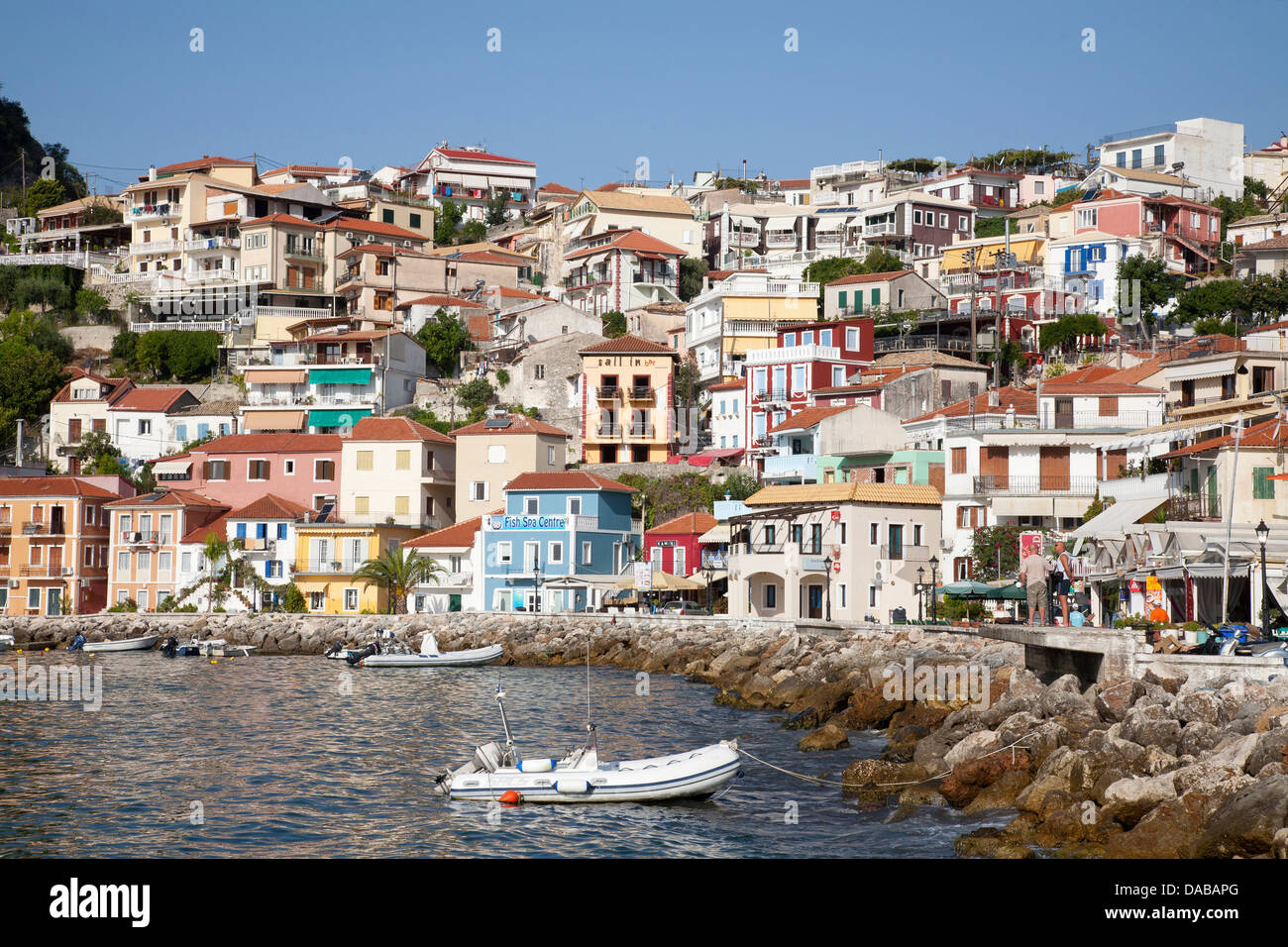 parga village, epirus, greece, europe Stock Photo - Alamy