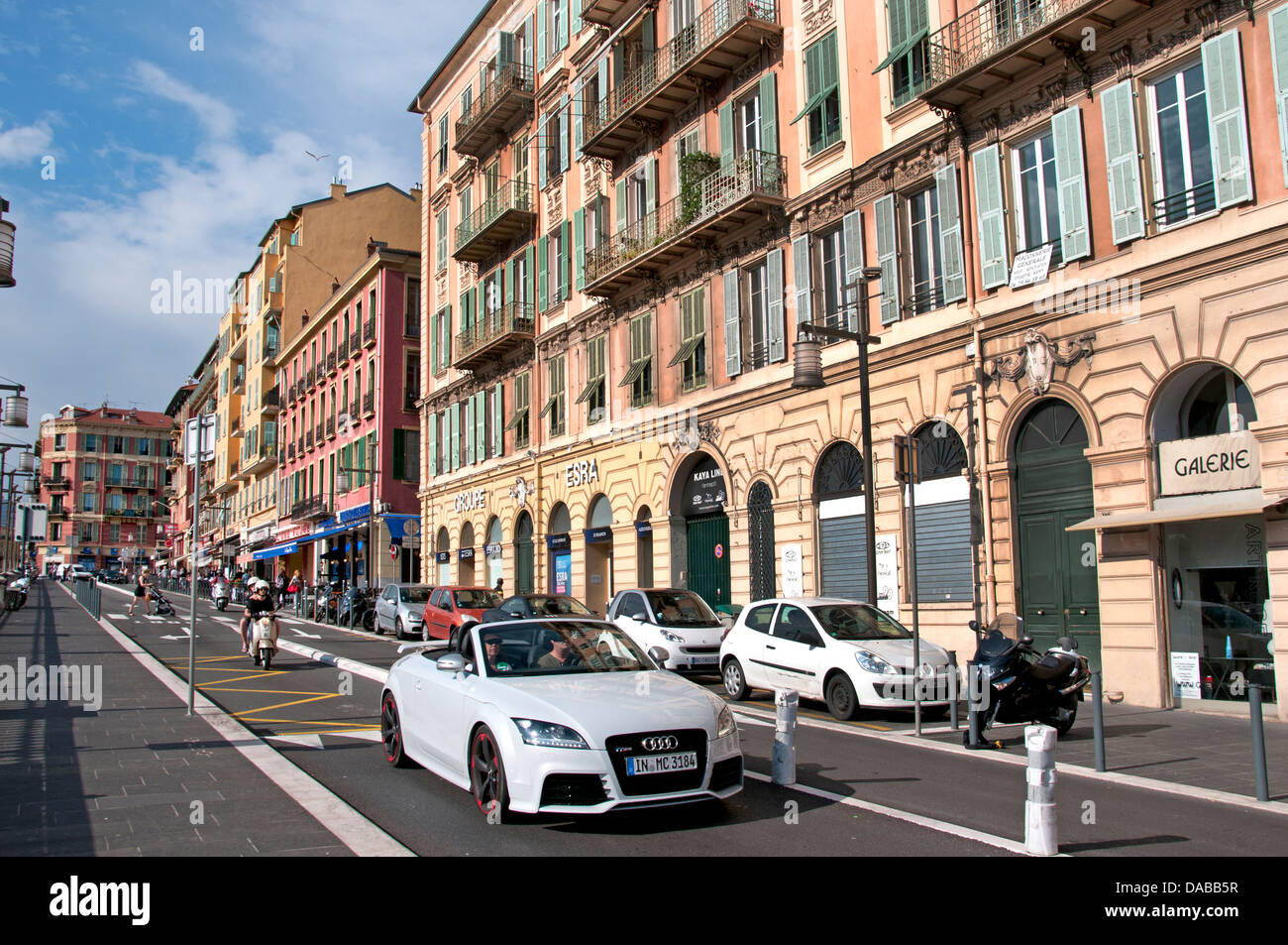 Old Port Harbor Nice Old Center Restaurant French Riviera Cote D'Azur ...