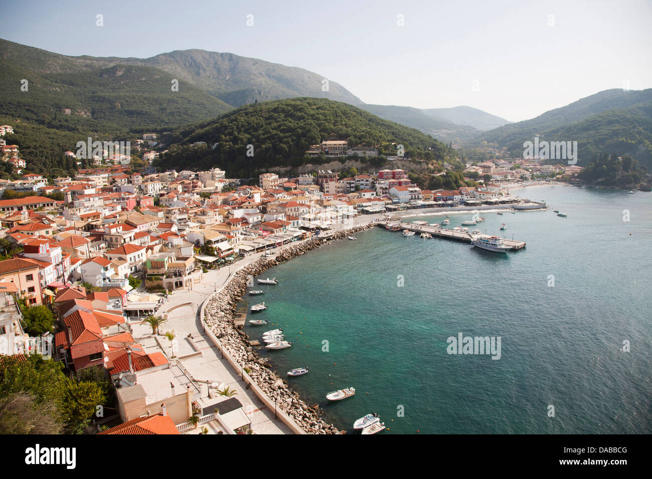 parga village, epirus, greece, europe Stock Photo - Alamy