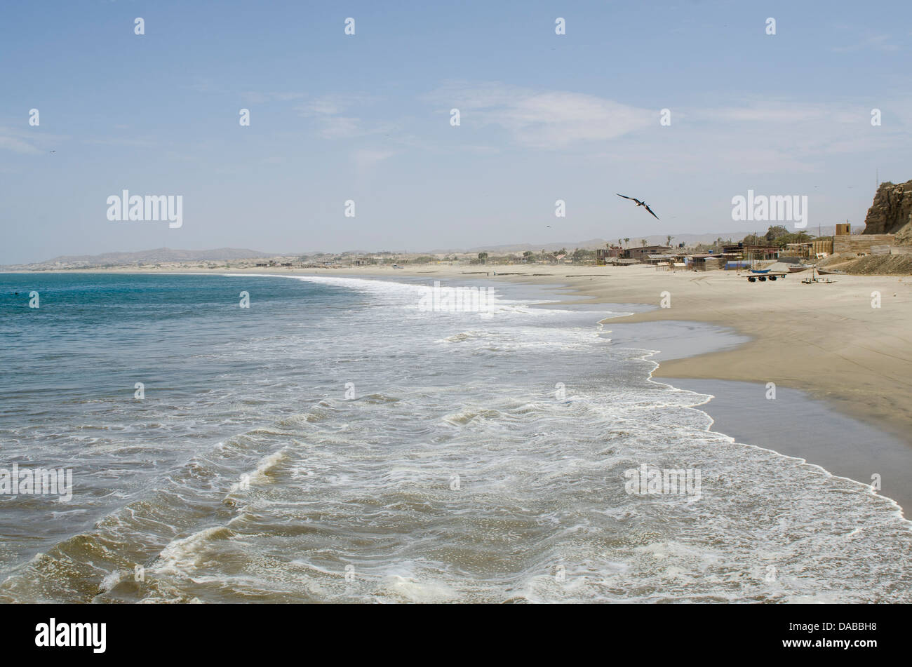 Beach coastline shoreline shore coast in Los Organos village near ...