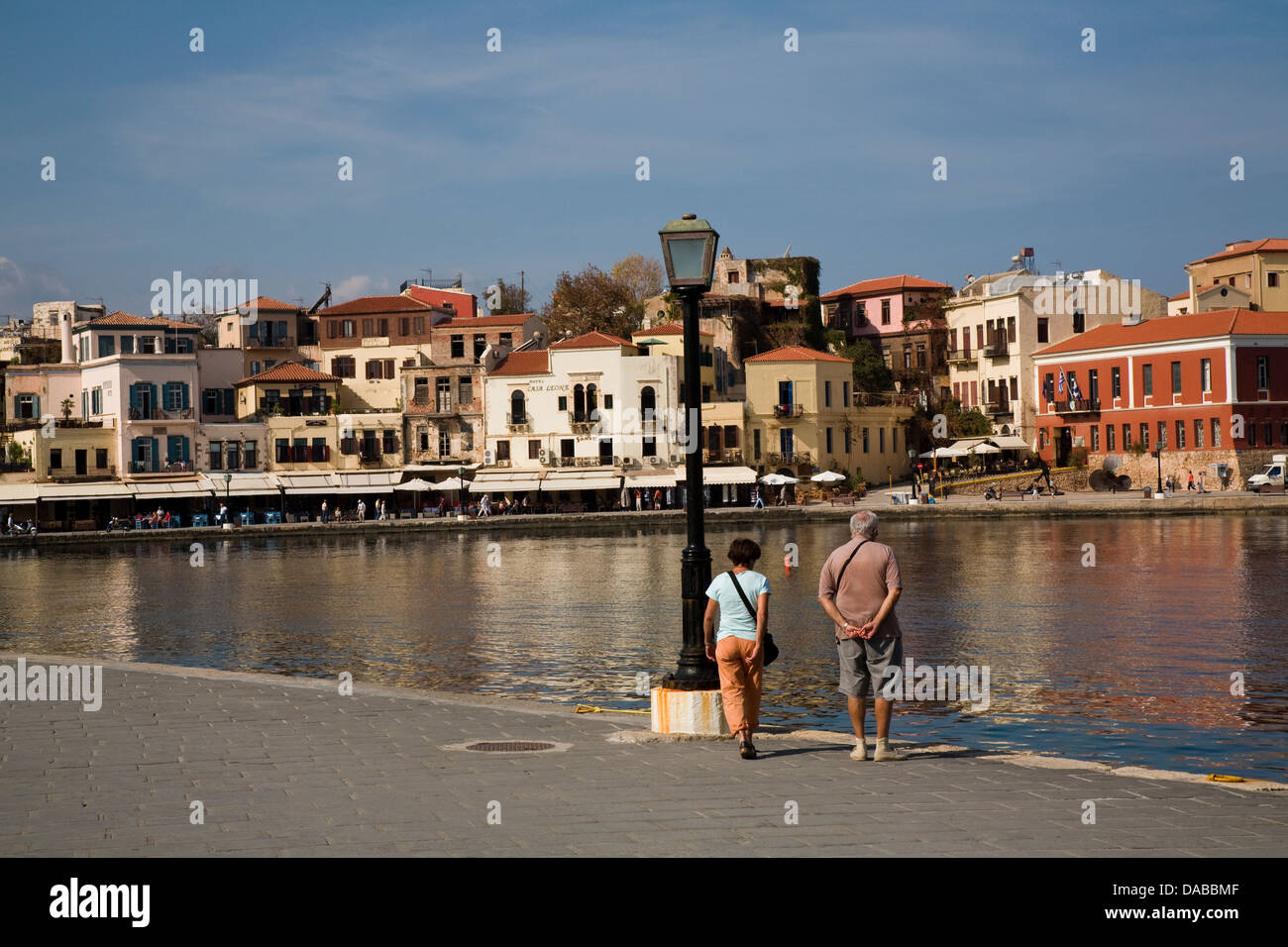 A broad promenade lined with tourist shops and cafes circles the lovely ...