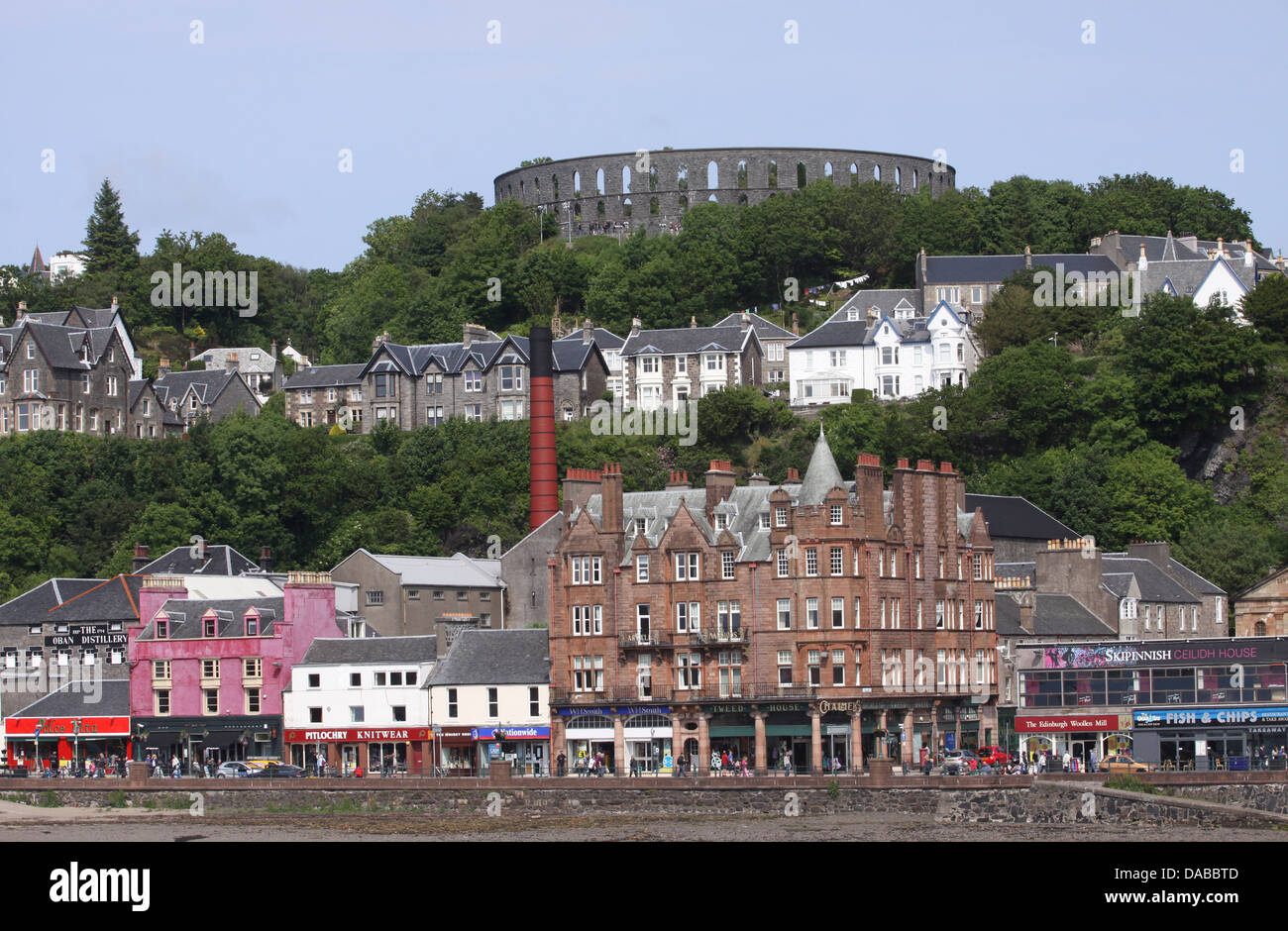 Oban waterfront Scotland June 2013 Stock Photo - Alamy