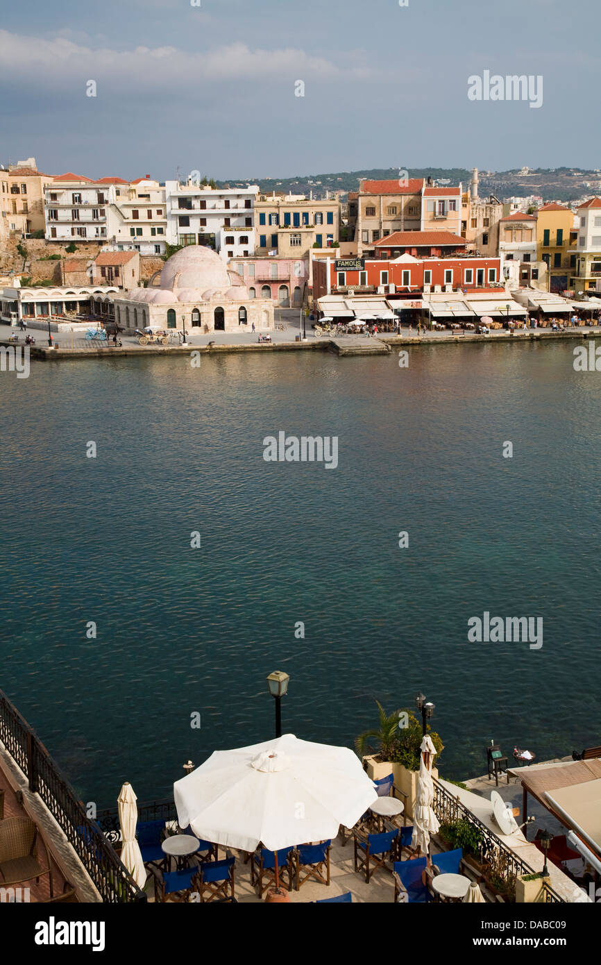 A broad promenade lined with tourist shops and cafes circles the lovely ...