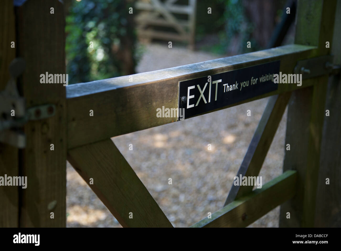 Uk exit this way sign hi-res stock photography and images - Alamy