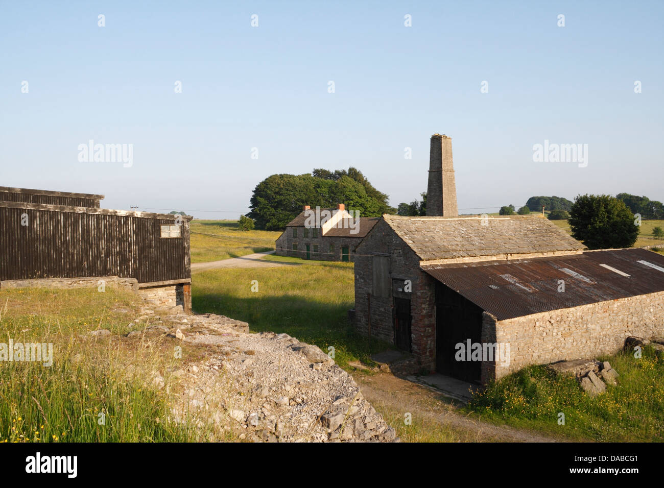 Magpie lead mine near Sheldon in Derbyshire England, Industrial ...