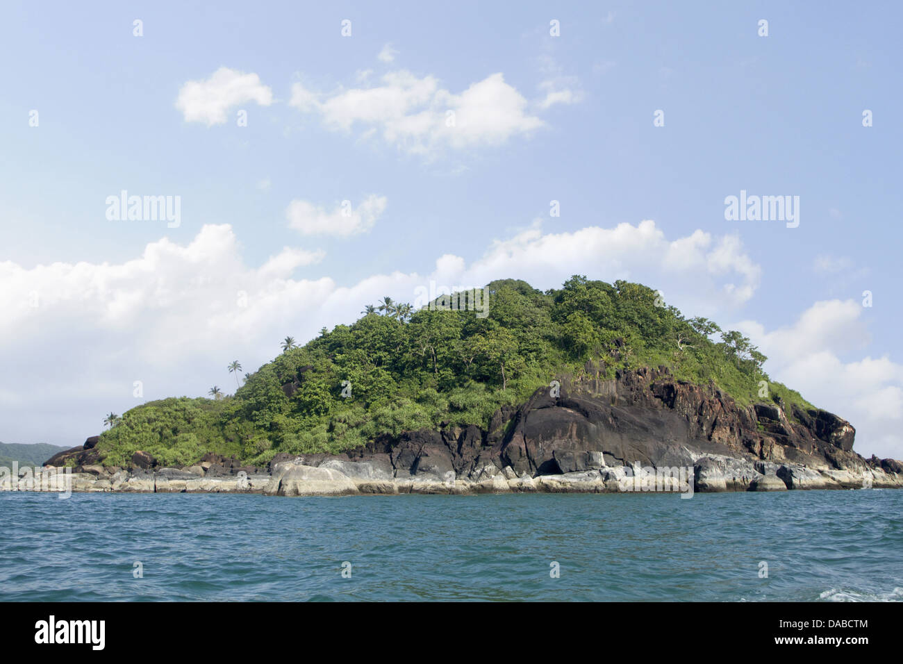 View of Monkey island from the sea. South Goa, India Stock Photo - Alamy