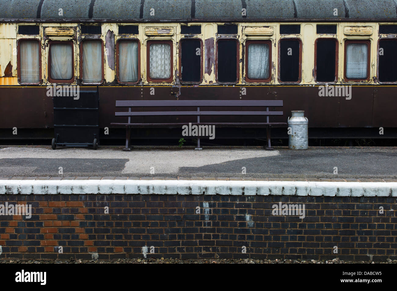 Old passenger carriage Hampton Loade Station Severn Valley Railway ...