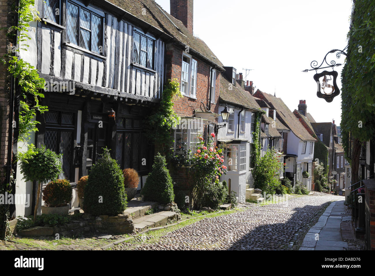 Mermaid Street, Rye, East Sussex, England, UK, GB Stock Photo - Alamy