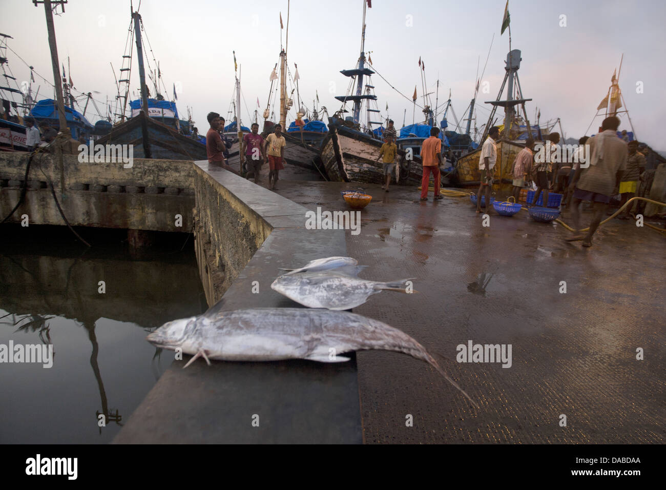 Fishing jetty malim goa hi-res stock photography and images - Alamy