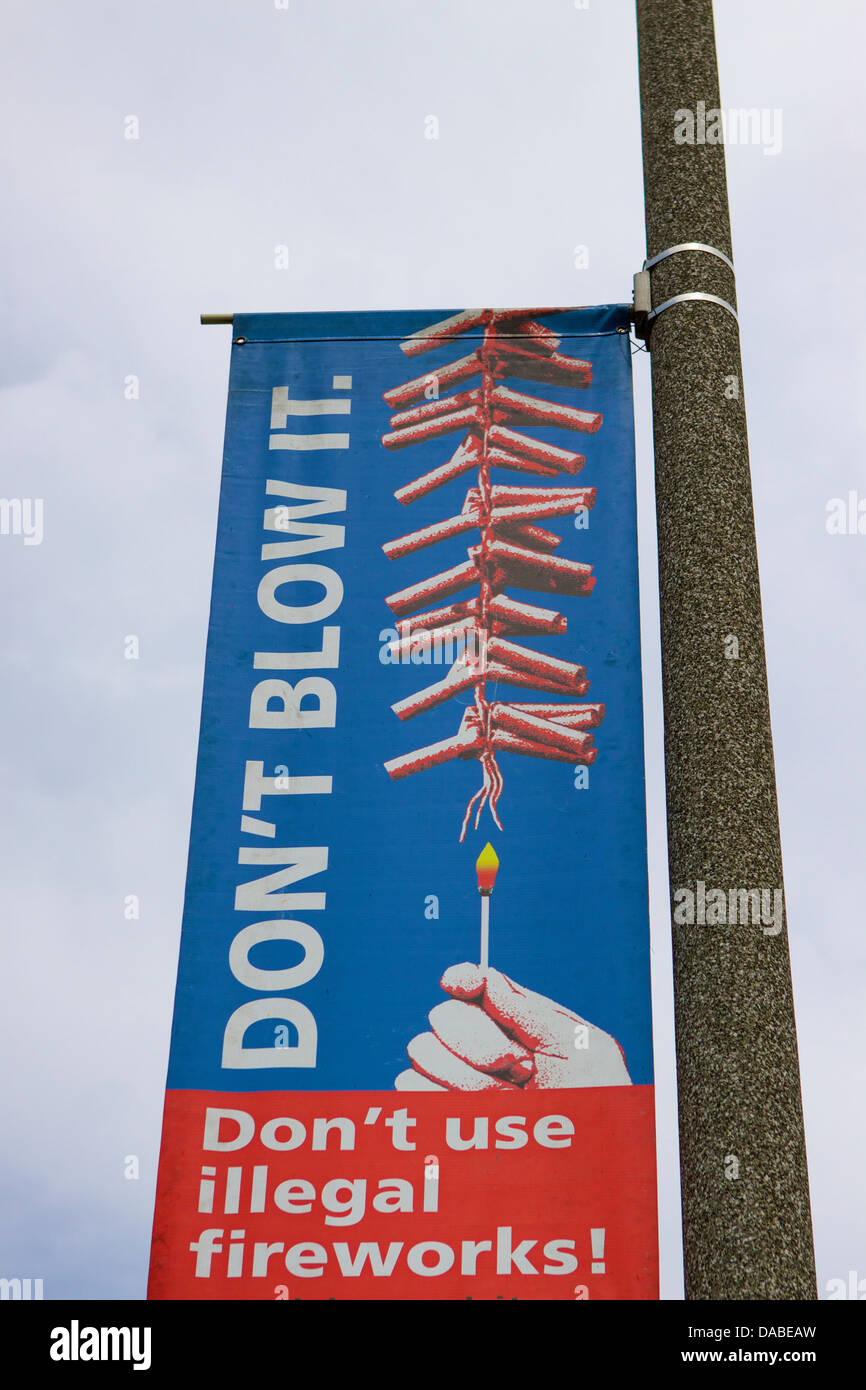 Fireworks warning sign hi-res stock photography and images - Alamy