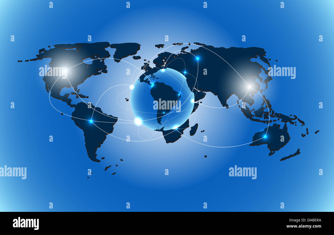 world map background vector illustration Stock Photo - Alamy