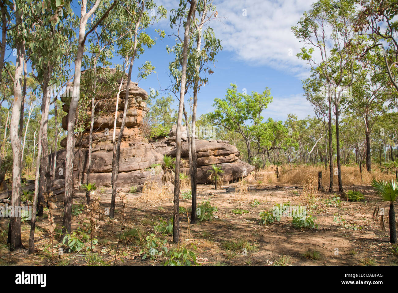 rock formation near Ubirr,east alligator region, kakadu national park ...