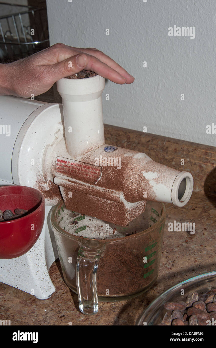 Chocolate making process hi-res stock photography and images - Alamy