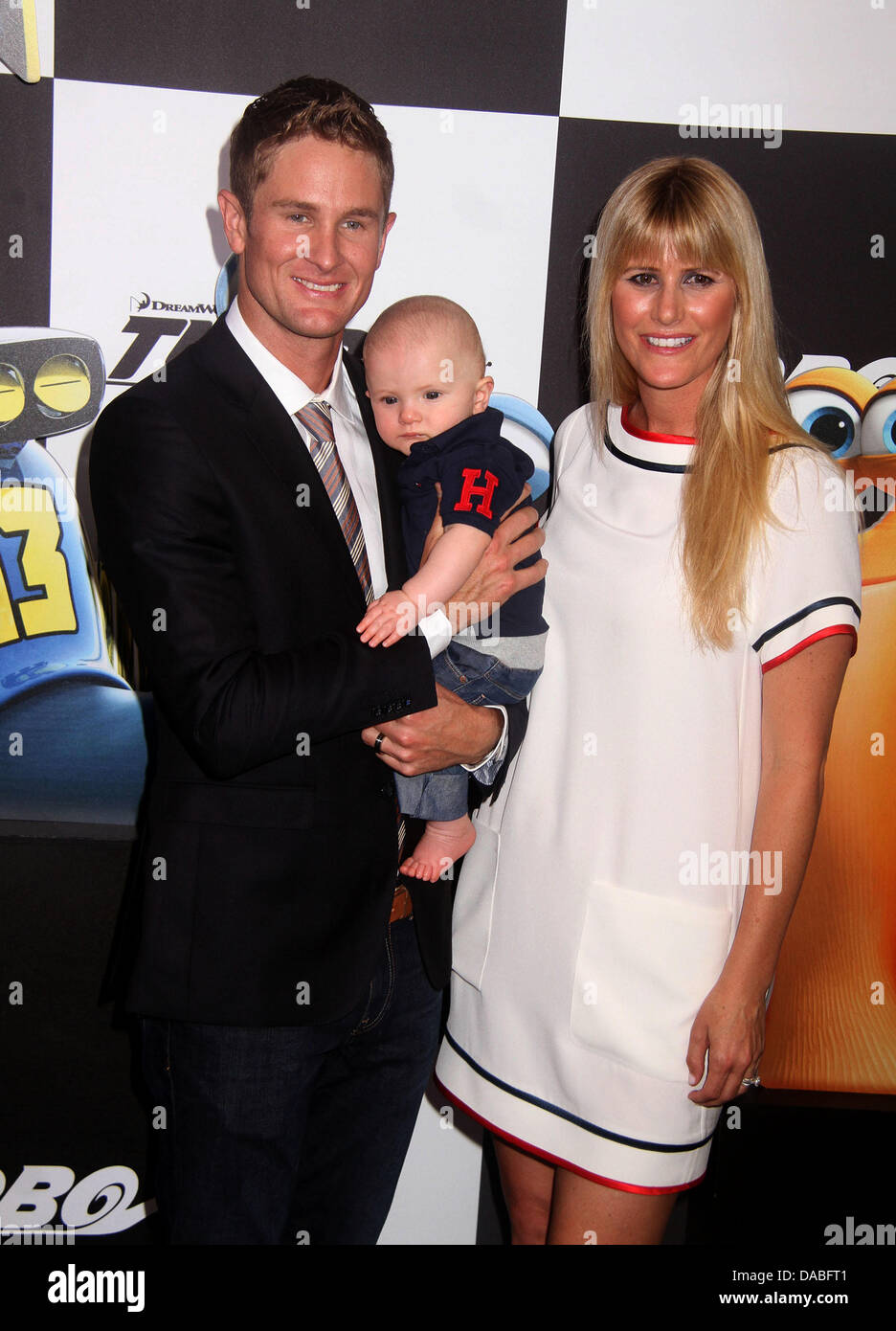 New York, New York, USA. 9th July, 2013. Race car driver RYAN HUNTER ...