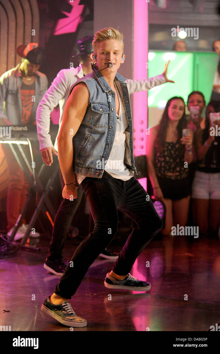 Toronto, Canada. July 9, 2013. Australian pop singer Cody Simpson co ...