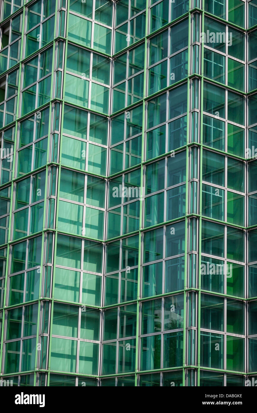Architectural detail of a modern building with many windows Stock Photo ...