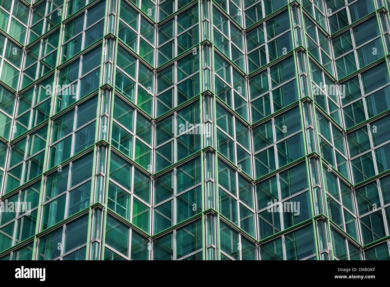 Architectural detail of a modern building with many windows Stock Photo ...