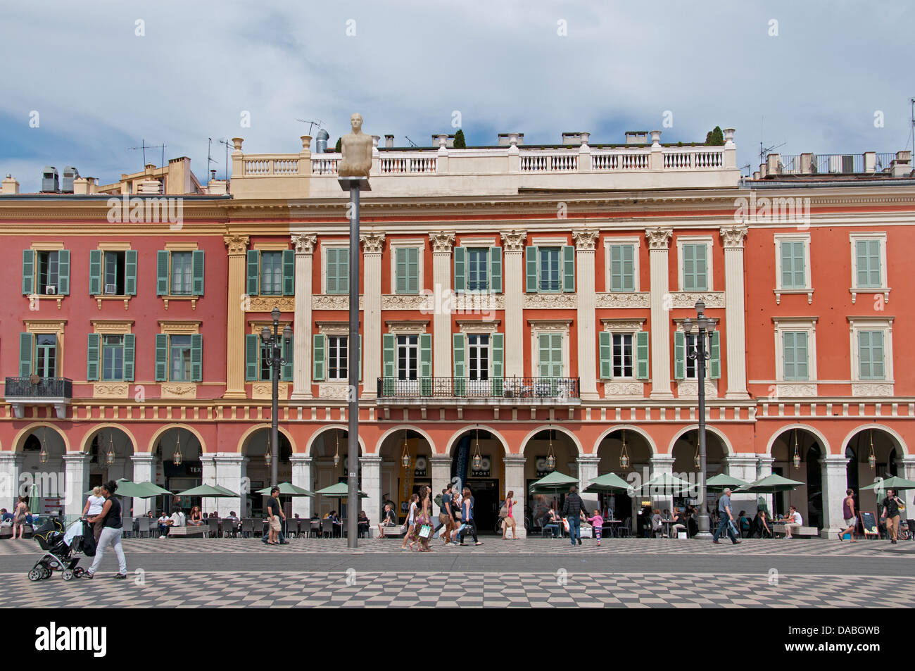 Nice Place Massena French Riviera Cote D'Azur France Stock Photo - Alamy