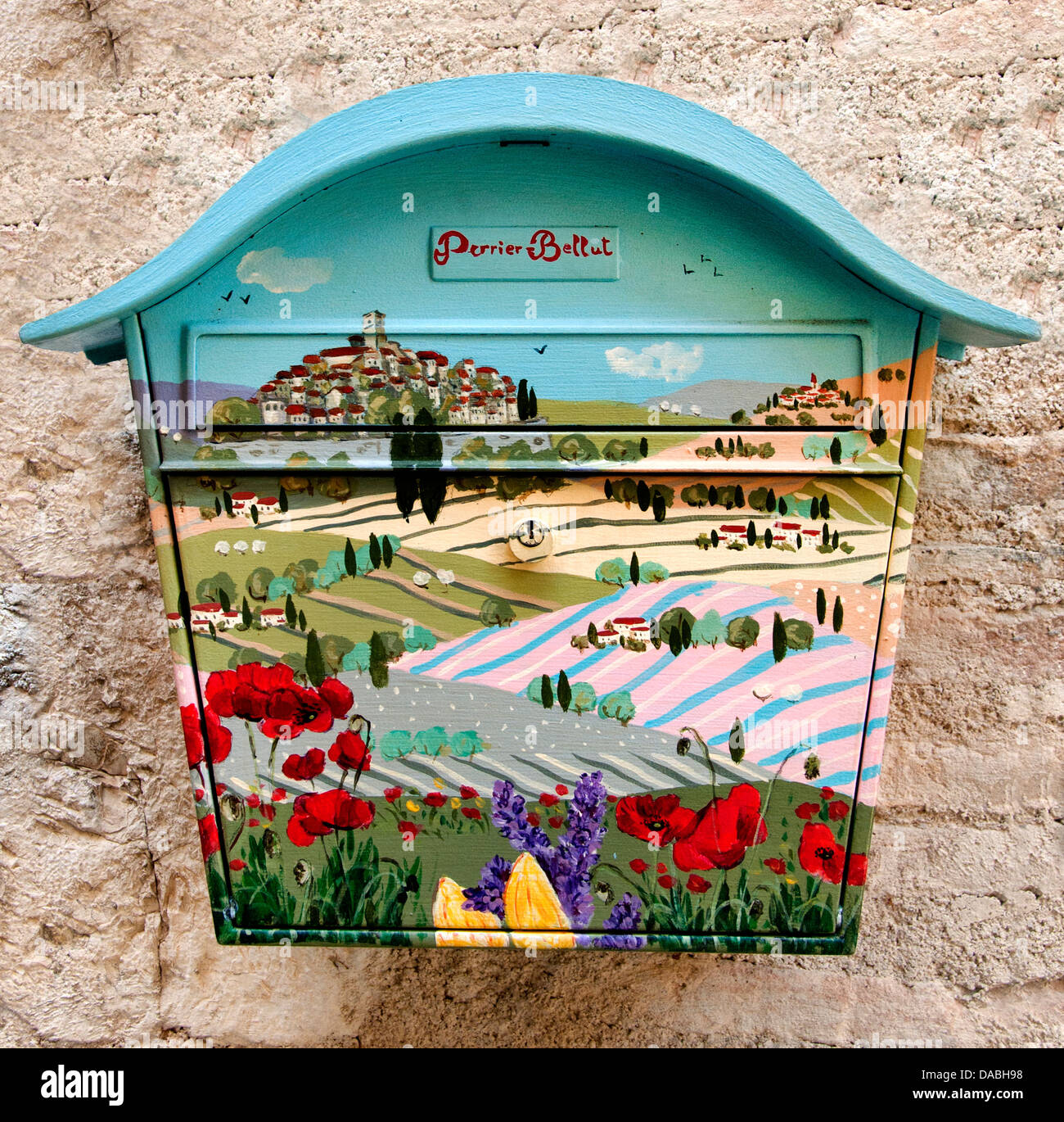 Mailbox of Saint Paul de Vence France Cote D'Azur Art Gallery Stock ...
