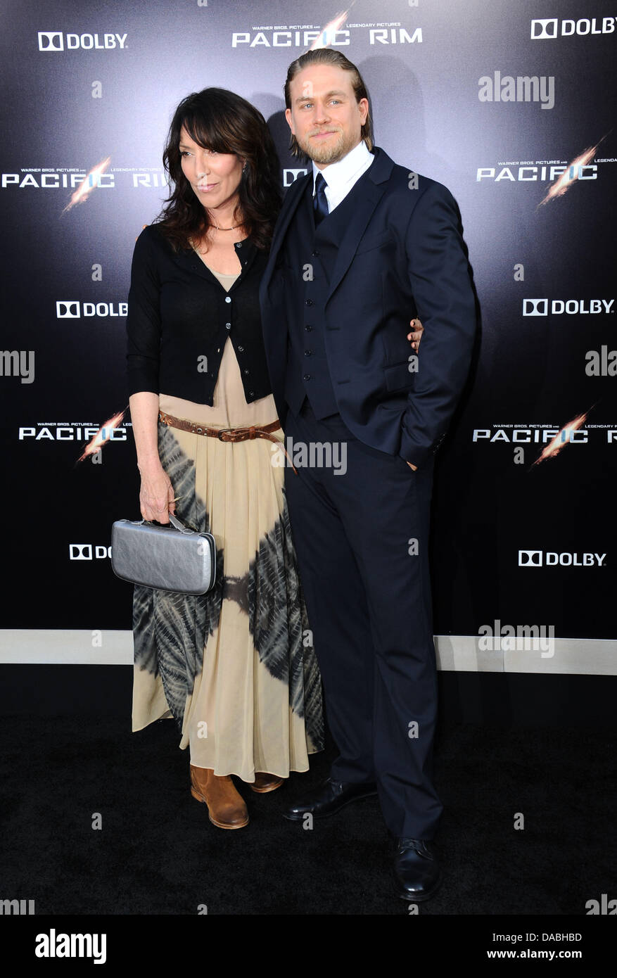 Los Angeles, California, USA. 9th July, 2013. Katey Segal, Charlie ...