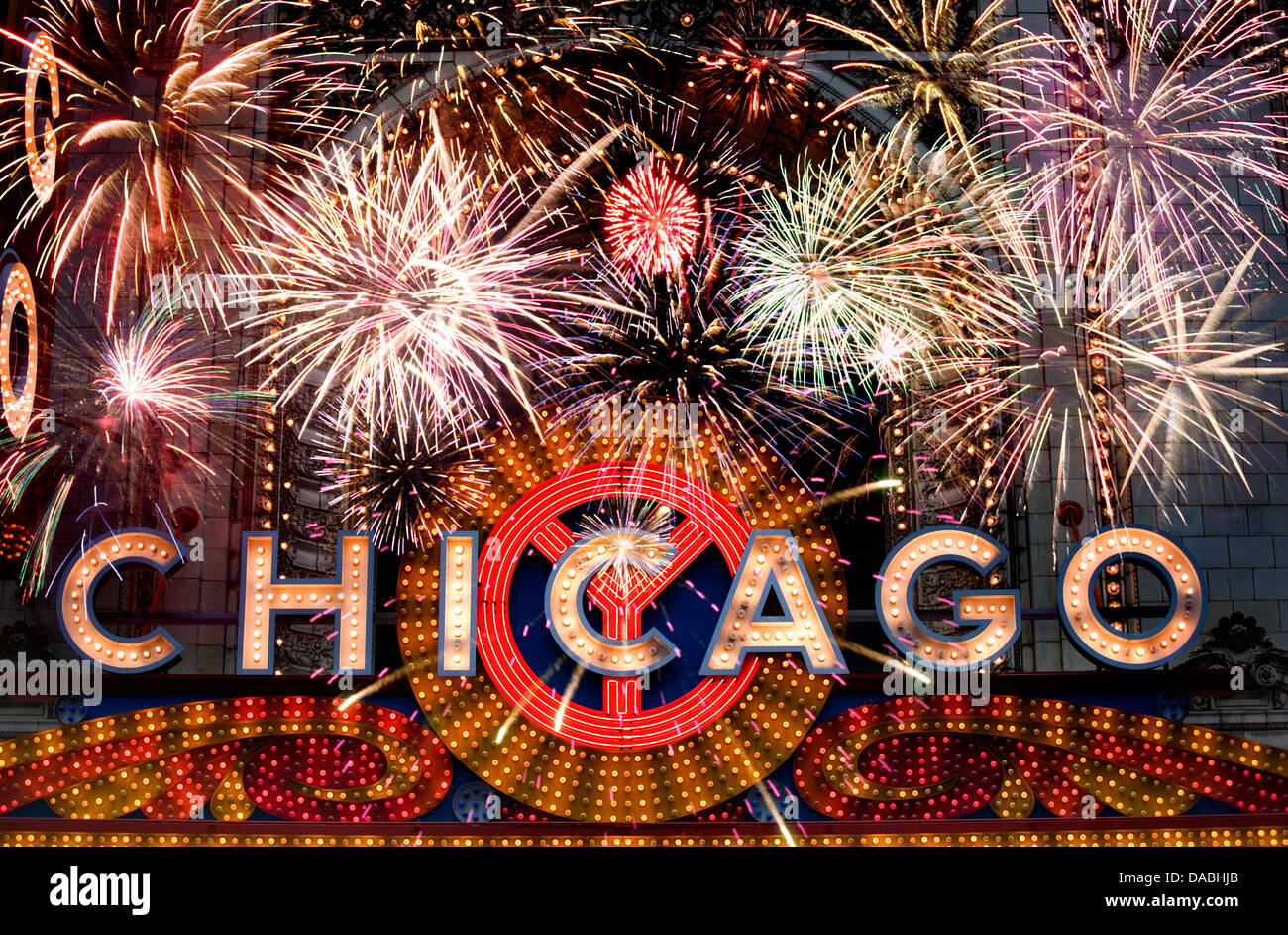 CHICAGO THEATER CENTER SIGN MARQUEE PAGE BROTHERS BUILDING (©RAPP ...