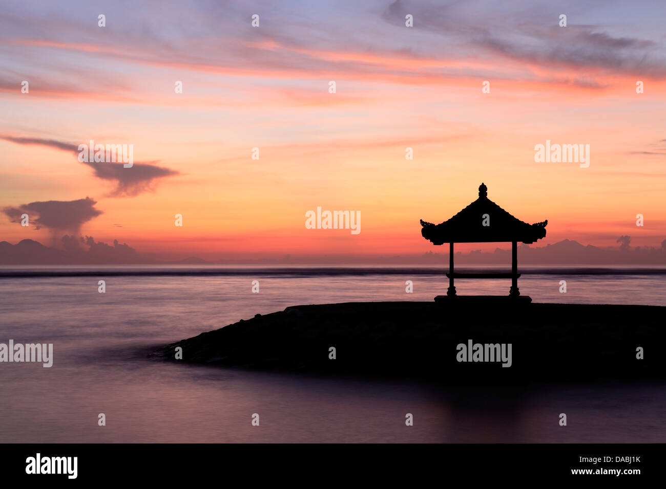 Balinese Pagoda on the beach at Sanur, Bali. Taken at dawn. Bali ...