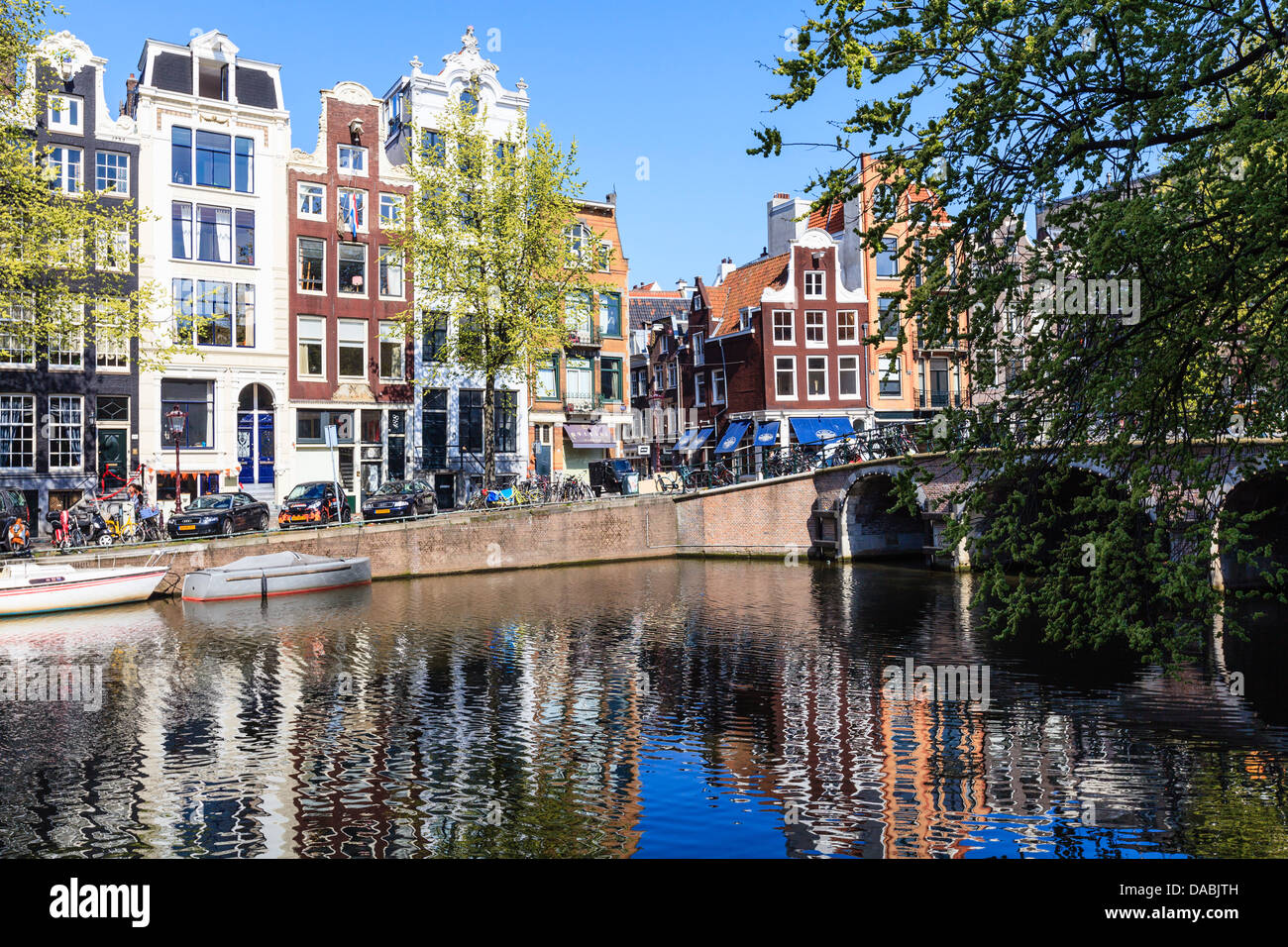 Singel Canal, Amsterdam, Netherlands, Europe Stock Photo - Alamy