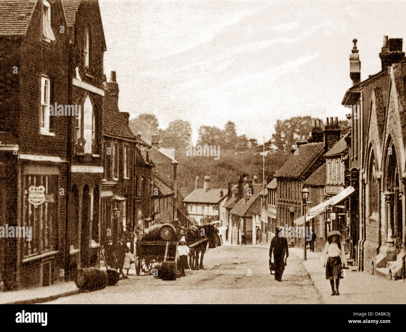 Wantage Mill Street early 1900s Stock Photo - Alamy