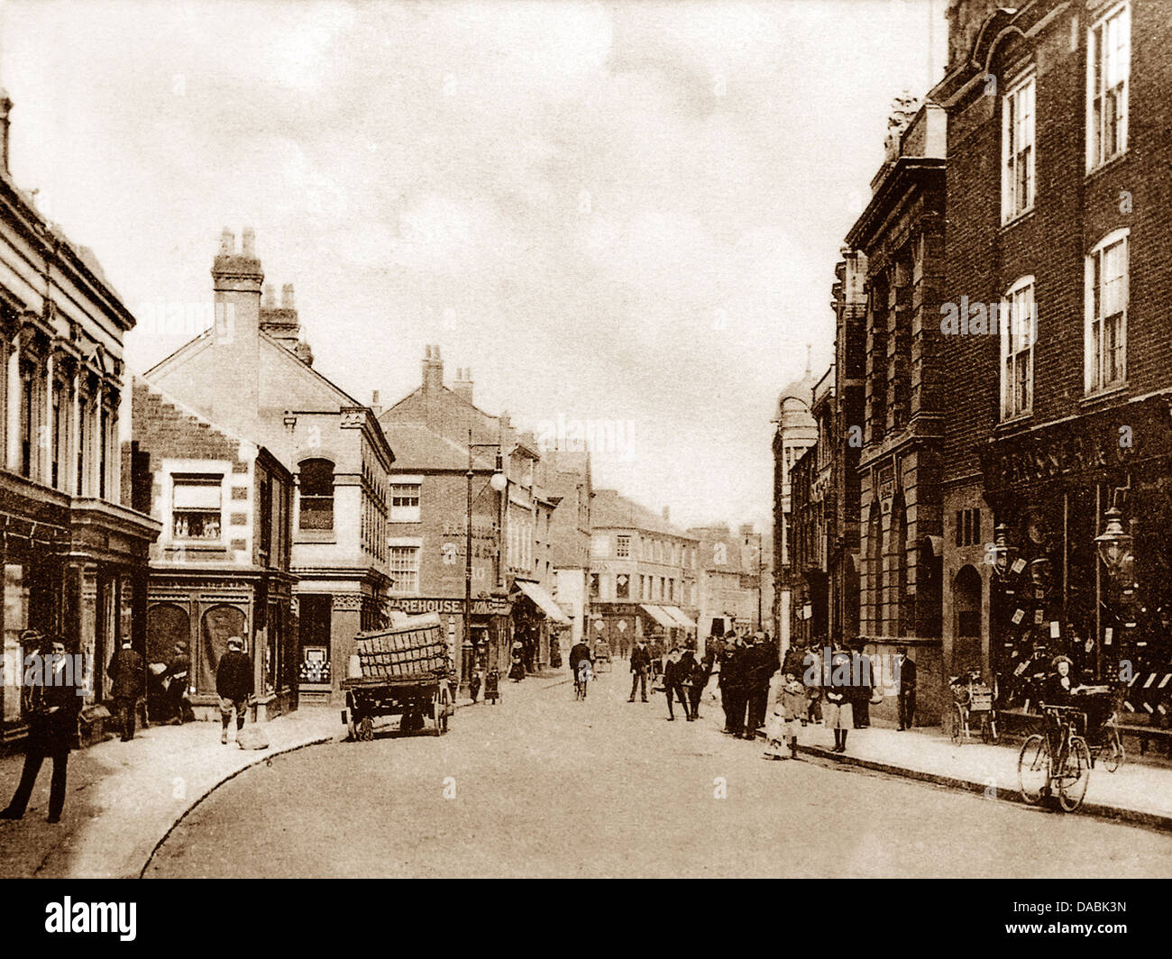 Kettering High Street early 1900s Stock Photo - Alamy