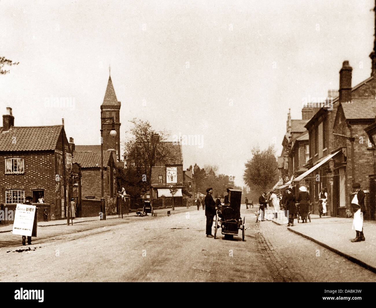Kettering Rockingham Road early 1900s Stock Photo - Alamy