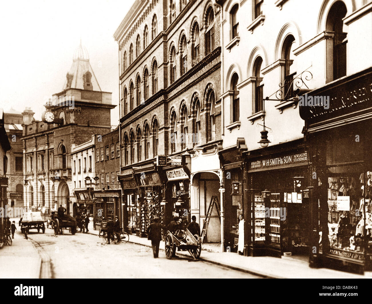 Kidderminster Vicar Street early 1900s Stock Photo - Alamy