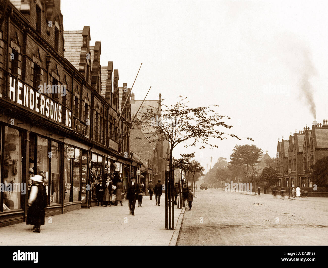 Goole Boothferry Road probably 1920s Stock Photo - Alamy