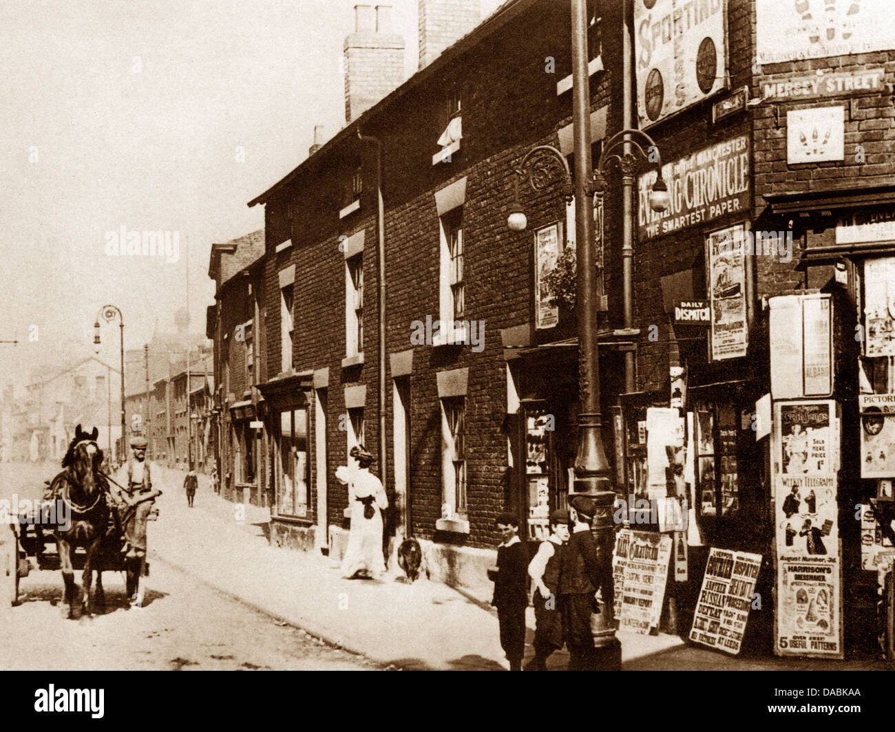Warrington Church Street early 1900s Stock Photo - Alamy